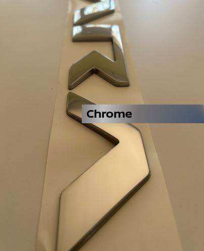 Nissan Navara 3D Kromex Tailgate Logo (Available in Black, Gunmetal ...