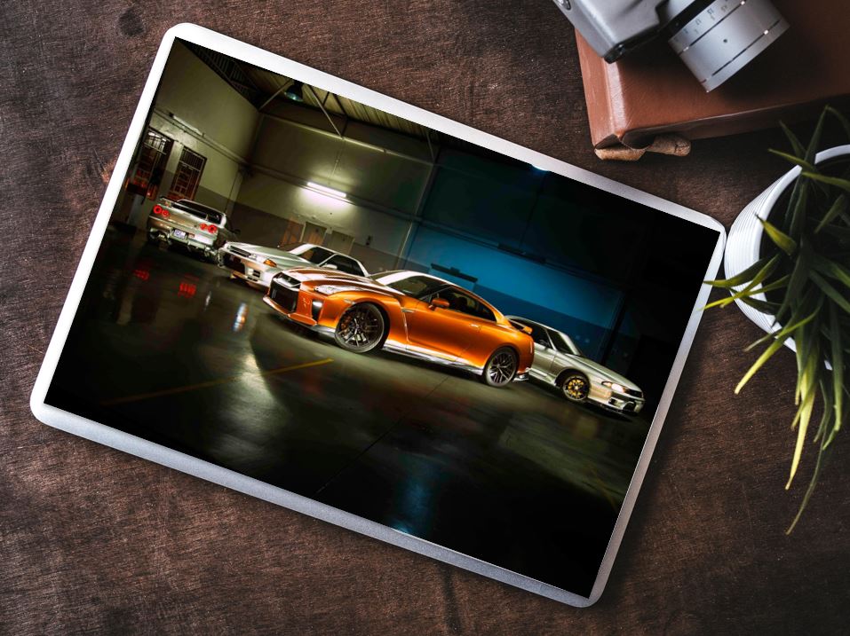 GT-R Heritage Warehouse Laptop Skin - Nissan Merchandise Store