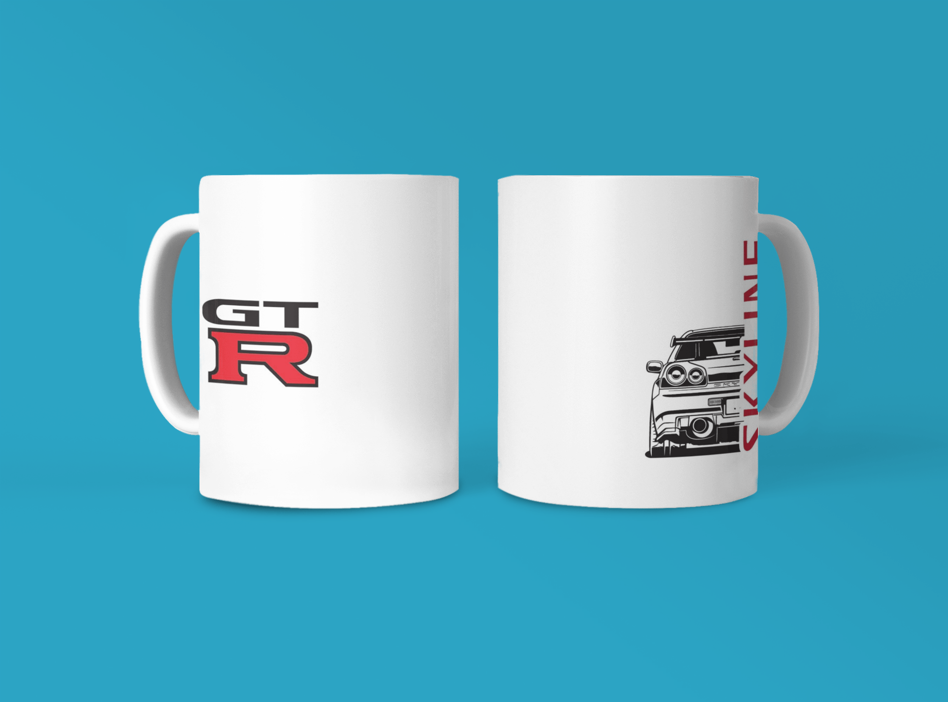 GT-R Skyline Sublimated Mug - Nissan Merchandise Store