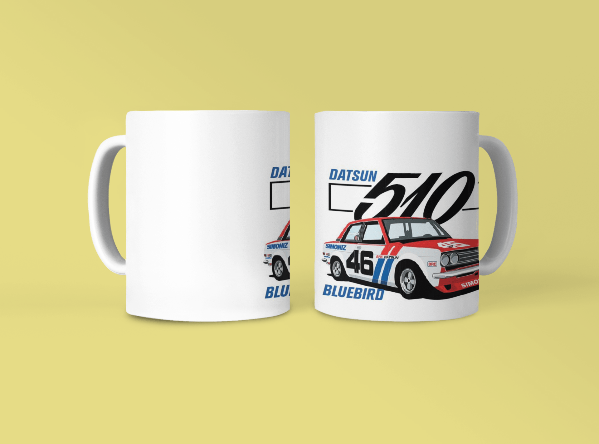 Datsun 510 Bluebird Sublimated Mug - Nissan Merchandise Store